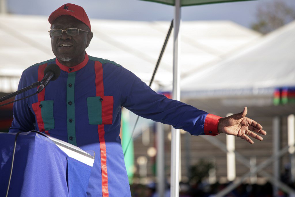 Namibia's president secures second term, support drops