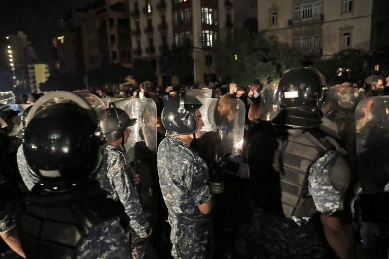 Electric night of Lebanon protests after blast