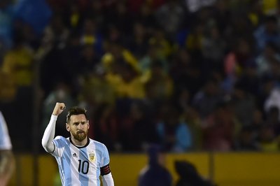 Messi treble fires Argentina to World Cup as Chile exit