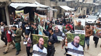 Protests break out in Syria in support of kidnapped SA journalist