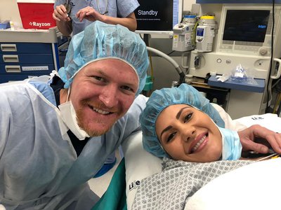 Charlize Berg and her husband celebrate birth of baby boy