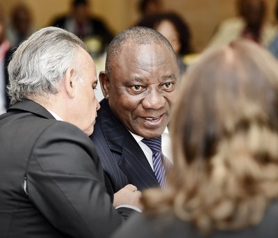 Ramaphosa voices support for Gordhan