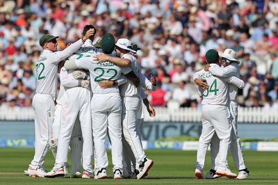 South Africa captain Elgar proud of 'special bunch' after hammering England