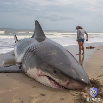 Viral images of washed-up shark on Durban beach 'fake news' Viral images of washed-up shark on Durban beach 'fake news'