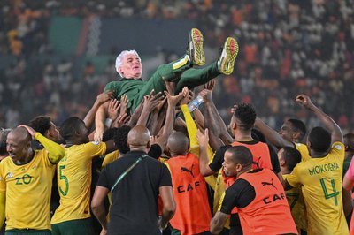 Bafana Bafana beat DR Congo in shootout to finish third at AFCON