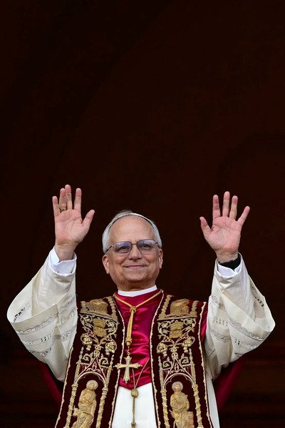 'Great honor': world leaders welcome first US pope