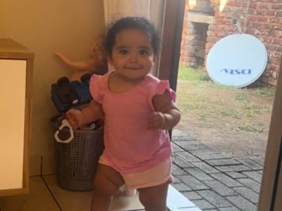 Watch what this one-year-old does when she hears Tyla's 'Water'