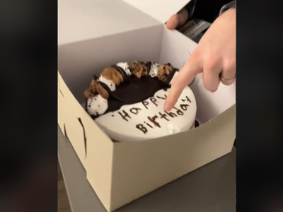 Hubby's birthday cake surprise ends in disappointment