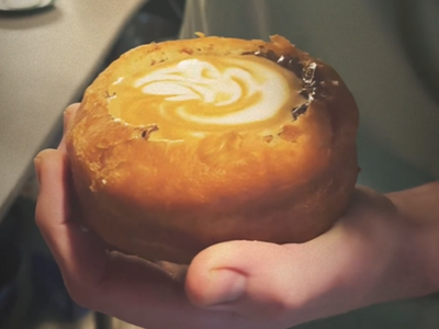 Pretoria's first ever real doughnut cappuccino