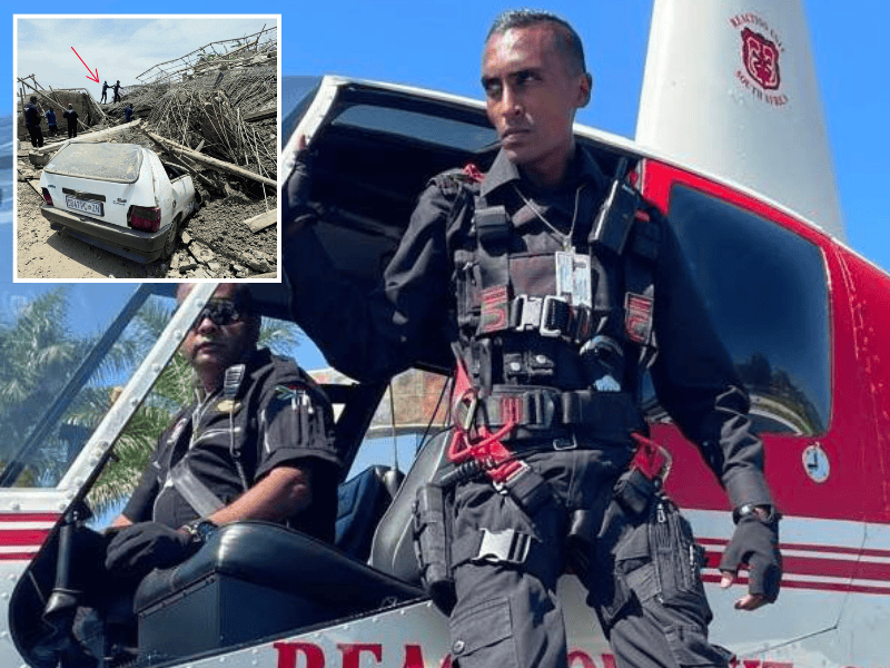 Father and son's final moments following Verulam temple collapse