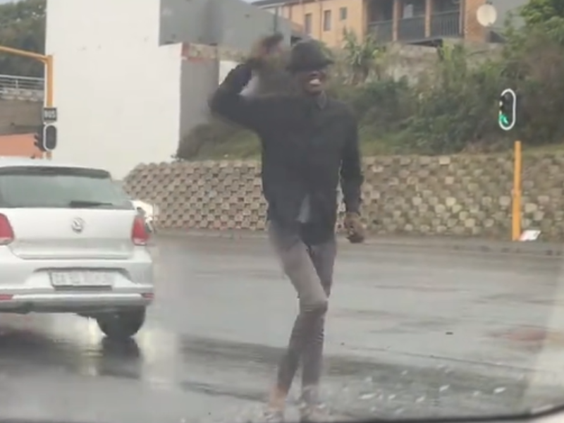 Durban traffic light performer redefines life at the robot