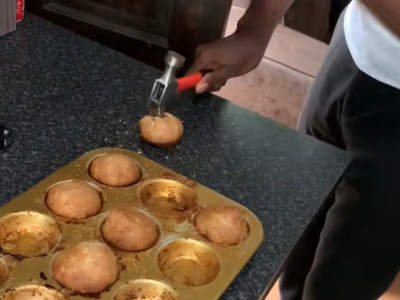 A baking hazard: Brother discovers rock-hard muffins