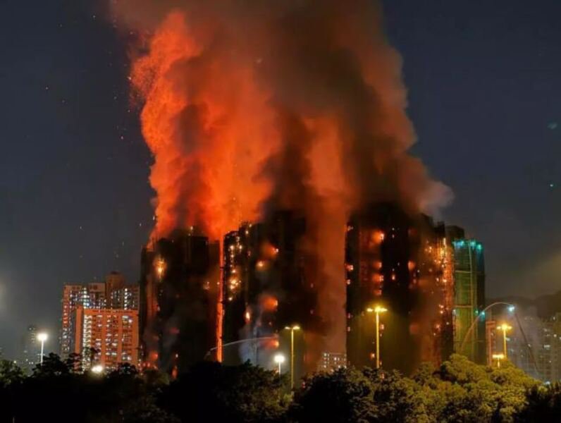Hong Kong begins mourning period after fire kills at least 128