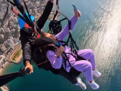 Imagine dropping your phone while skydiving?