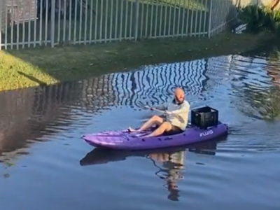 Only in SA can we find a way to use the floods to our advantage
