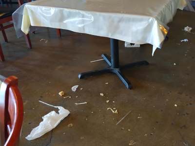 Do you think it's fair when kids leave a mess at restaurants?