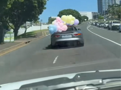 Driver accidentally lets balloons loose in Umhlanga