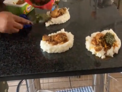 Mom lays down the 'food' when kids fail to wash the dishes