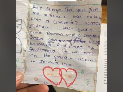 Teacher discovers student's love letter in Grade 5 class