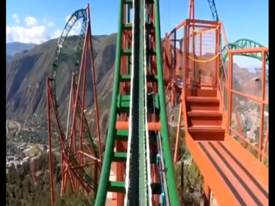 WATCH: Insane rollercoaster ride that will leave you breathless