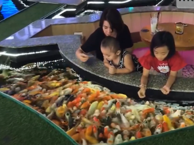 Have you seen this Koi Coffee Garden in Vietnam?