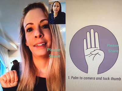 WATCH: TikTok hand gestures that indicate domestic violence helps save 16-year-old