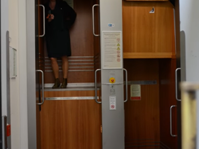 These doorless elevators in Germany stun tourists