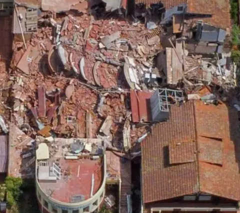 One dead, several missing in Argentina hotel collapse