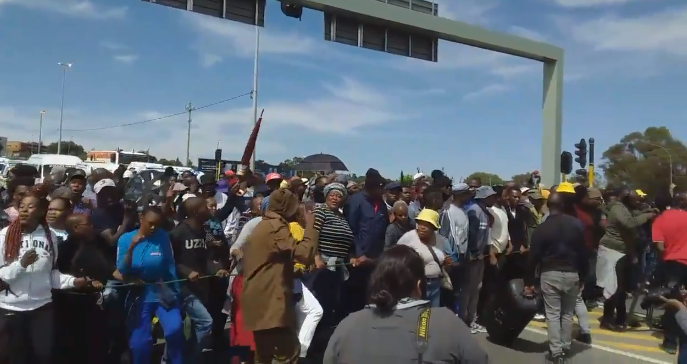 IN PICTURES: Alex protestors march to Sandton