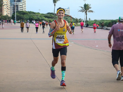 21-year-old med student Arnav runs Comrades for a cause