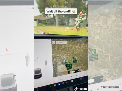 WATCH: Tesla getting 'ghosted' in a cemetery has us creeped out