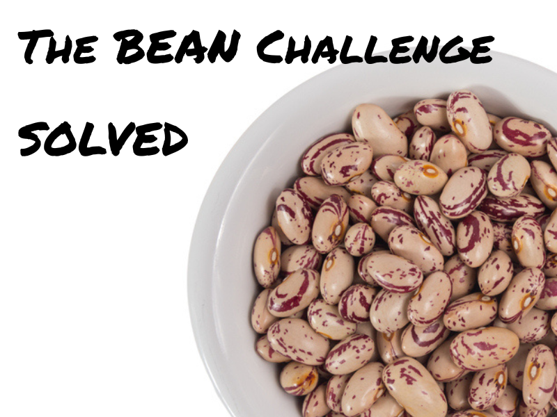 The Big Favour Bean Challenge SOLVED!