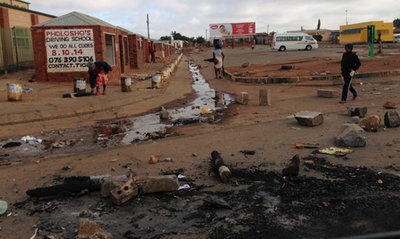 Bekkersdal quiet after violent weekend