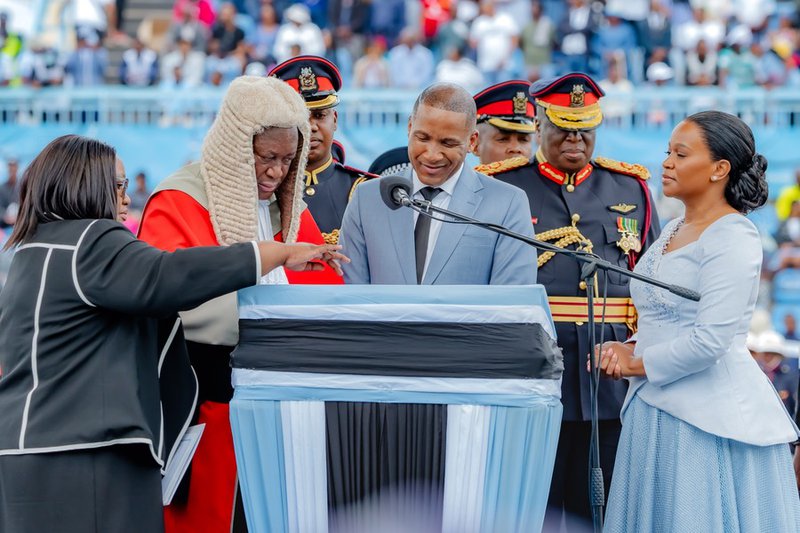 Botswana's new president takes oath in 'new dawn'