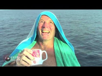 Raw footage after Brett Archibald was rescued at sea