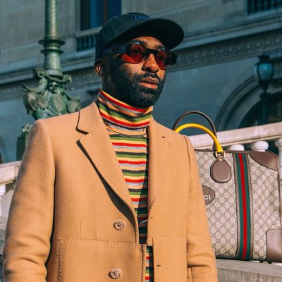 These snaps of Ricky Rick at Paris Fashion week are to die for