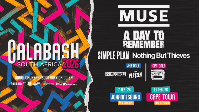 Muse headlines Calabash South Africa 2026
