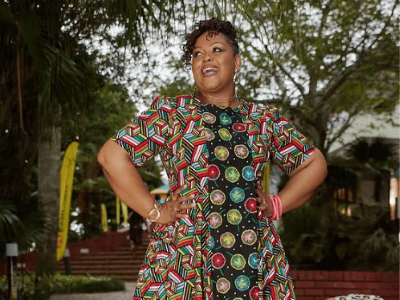 Carol Ofori gets a 'Zulu' name from KZN security guard