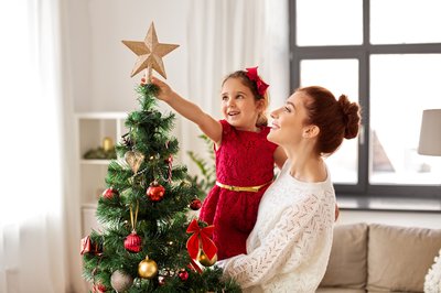 Decorating your house with your kids for Christmas