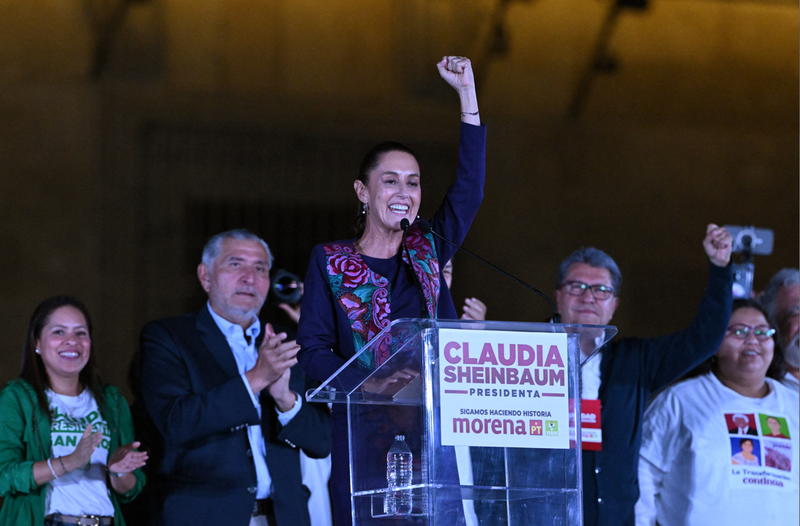 Claudia Sheinbaum makes history as Mexico's first woman president