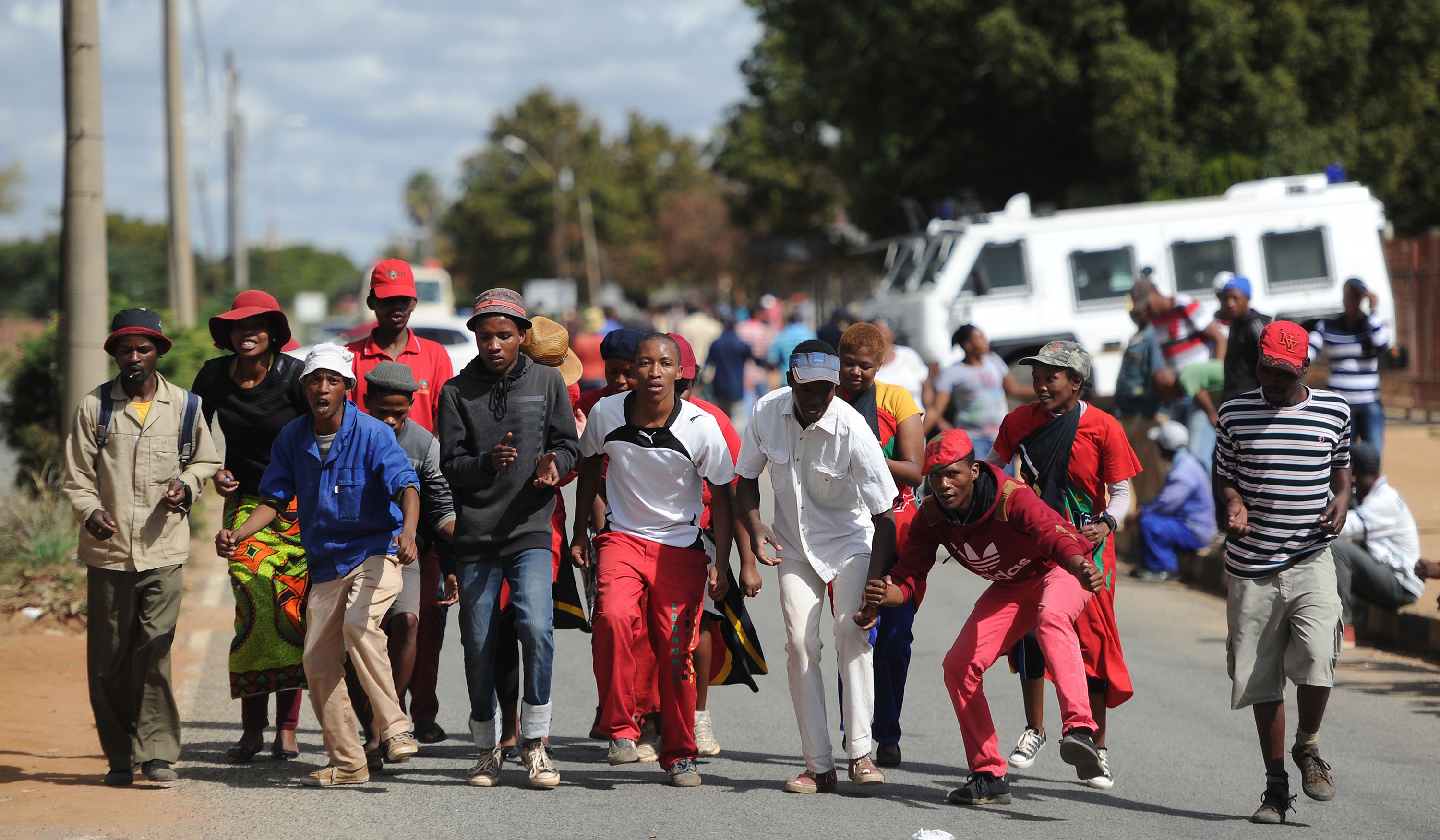 In Pictures: Coligny residents up in arms