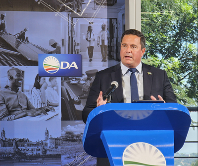 DA now represented in every govt cluster - Steenhuisen