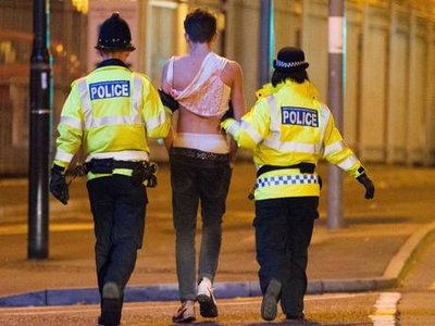 Video: Police Back Private 'Drunk Tanks' For Revellers