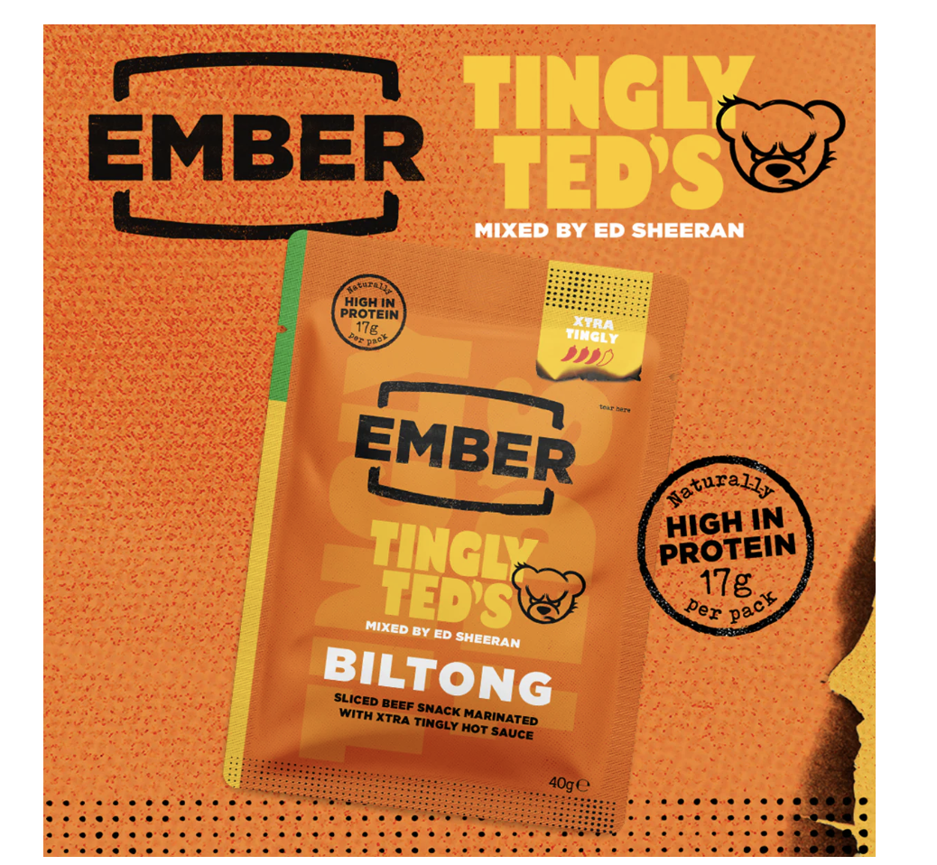 Ed Sheeran has his own brand of biltong
