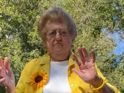 Grandma, 92, is loud and proud about being famous on TikTok