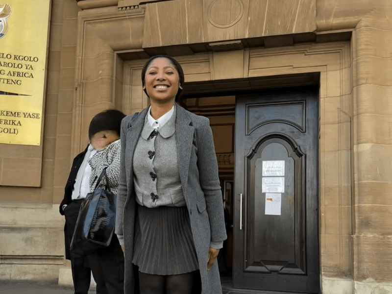 Enhle Mbali Mlotshwa celebrates divorce court win