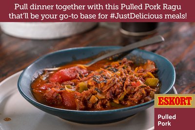 Eskort Just Delicious: Dinner Sorted with Pulled Pork Ragu