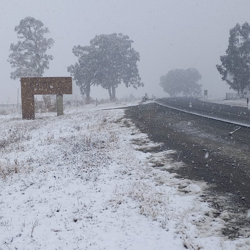 Snowfall reported on N3