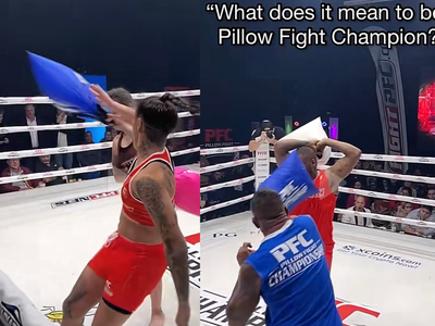 Featherweight boxing: The pro pillow fighting league