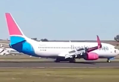 WATCH: FlySafair plane makes safe landing after wheel damage